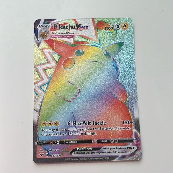 Pokemon | Toys | Pokemon Vmax Pikachu Vmax Very Rare Mint Codtion ...